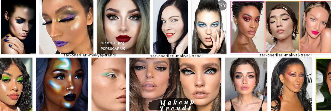Makyaj Trendleri, En İyi Makyaj Modelleri *2021 - Saç Önerileri